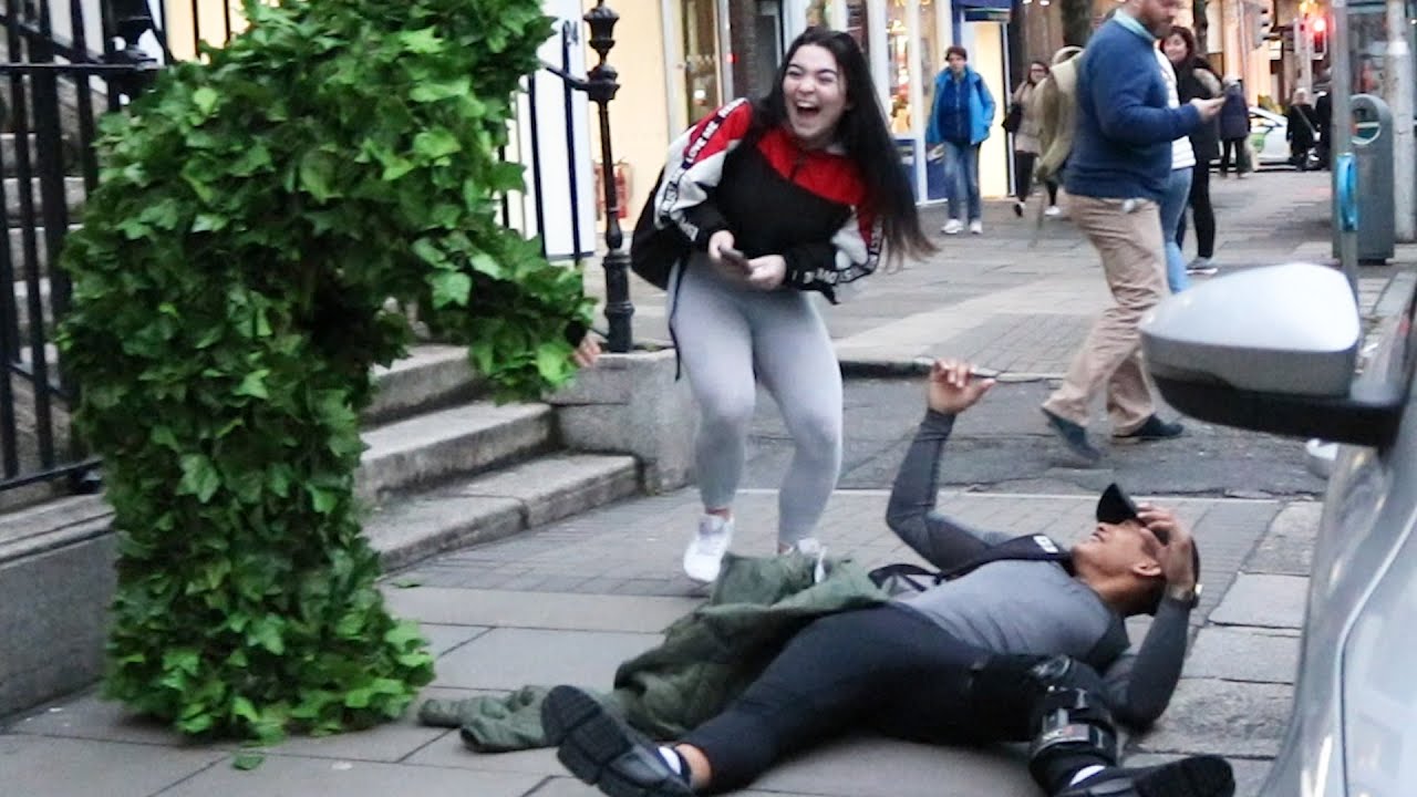La Hilarante Broma del Hombre Arbusto